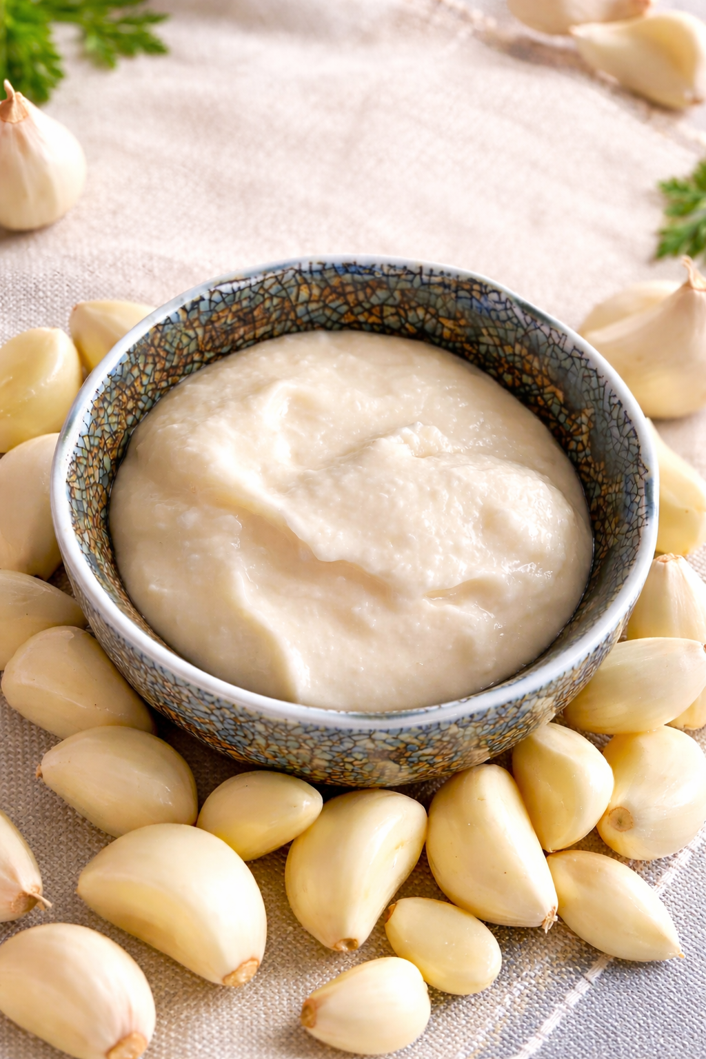 Homemade Toum Garlic Dip (Large Batch) – The Food Guru: Food, Travel ...